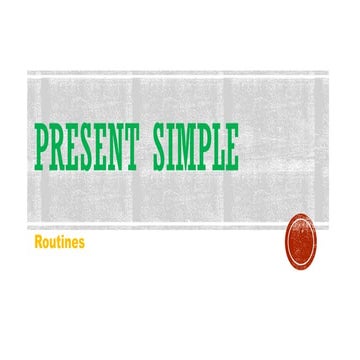 Present simple | PPT