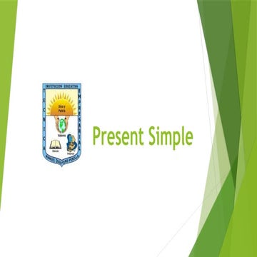 PRESENT SIMPLE: Explanation and exercises | PPTX