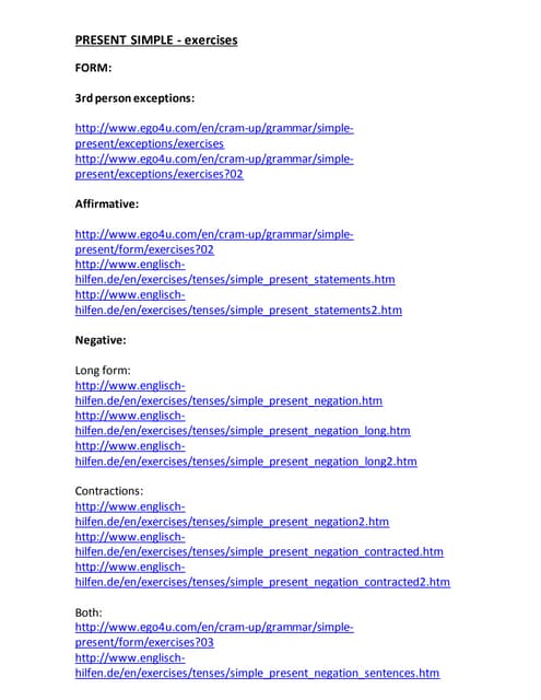 Past Simple: Exercises | DOCX | Fitness and Exercise | Healthy Living