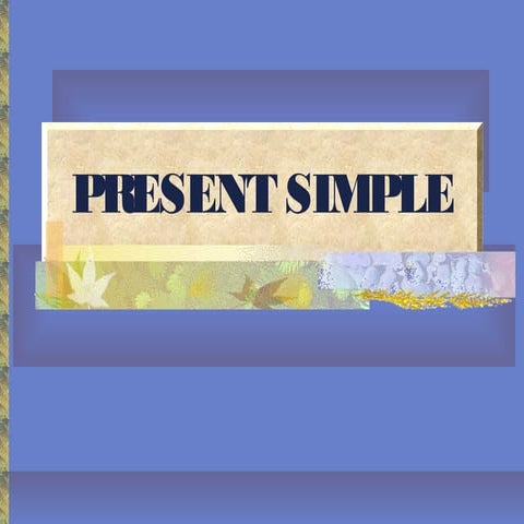 Present simple 3 | PPT