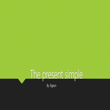 PRESENT SIMPLE TENSE..ppt