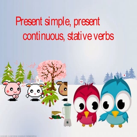Present simple and continuous | PPT