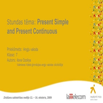 Present Simple And Present Continuous | PPTX
