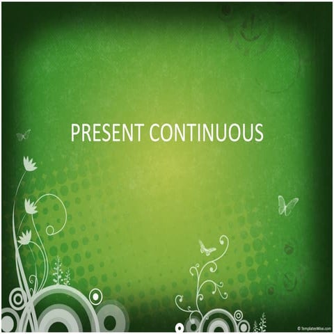 Present simple and present continuous | PPT