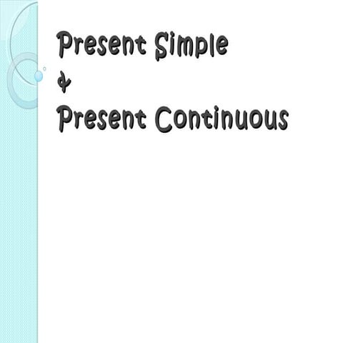 State Verbs Presentation | PPT