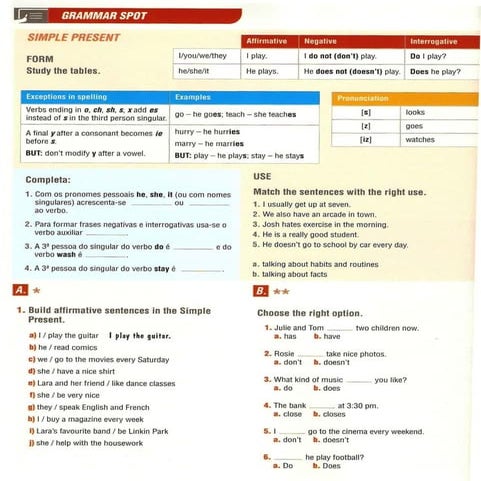 Present simple revision | PDF