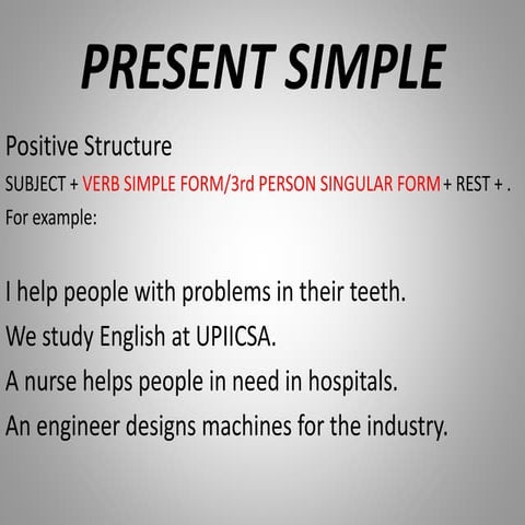 Present Simple Strucpptx 