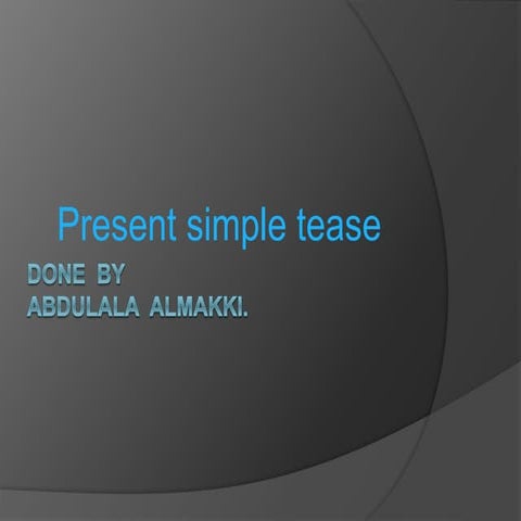 Present simple technical sentences | PPT