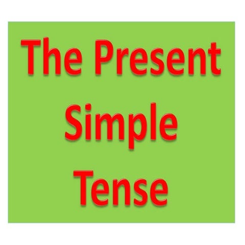 Present simple tense presentation and quiz | PPT