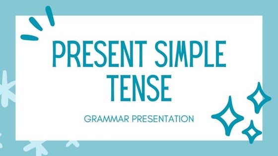 Simple_Present_Tense for english language | PPTX