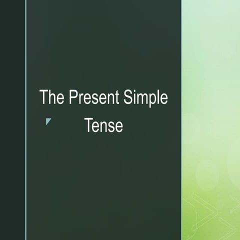 Present_Simple_Tense_Presentation.pdf_Explanation and Exercises | PDF