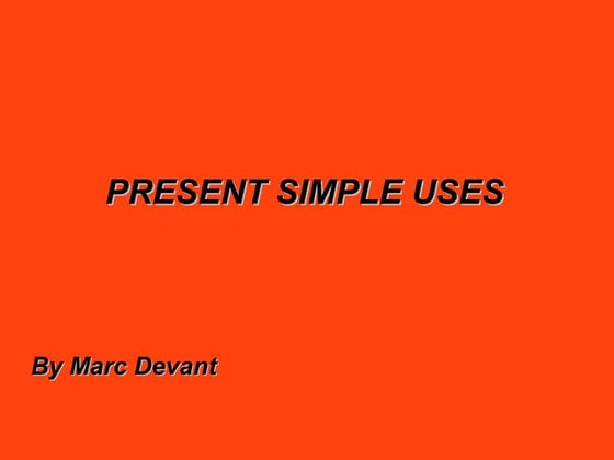 Present simple ok | PPT