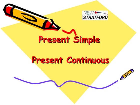 PRESENT SIMPLE VS PRESENT CONTINUOUS | PPTX