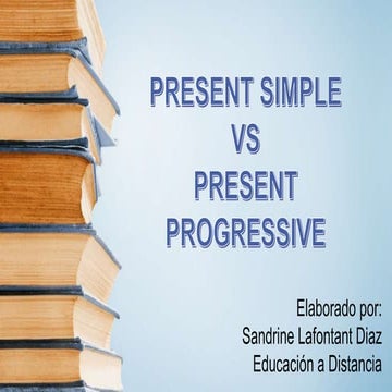 Present simple vs present progressive | PPT
