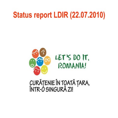 Raport Intermediar LDIR - Status Actual | PPT