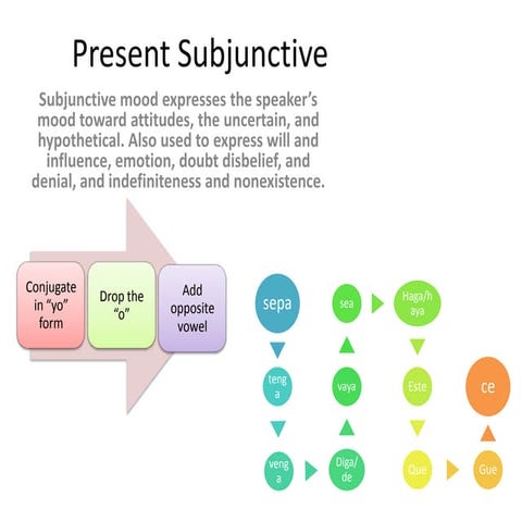 Present subjunctive | PPTX