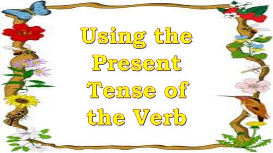 Simple present tense Grade 3 | PPTX