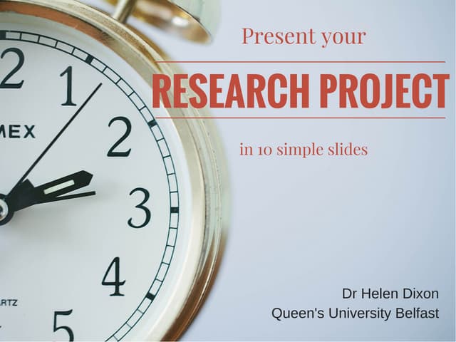 How to present a research paper using power point | DOCX