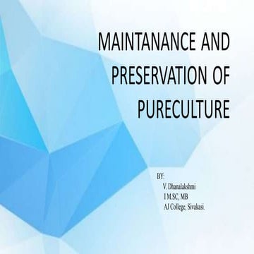 preservation.pptx | Chemistry | Science