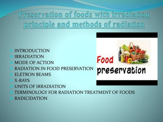 Food Radiation and types of radiation .pptx