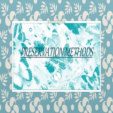 Preservation methods | PPT