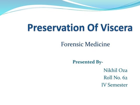 Forensic medicene,putrefaction | PPT