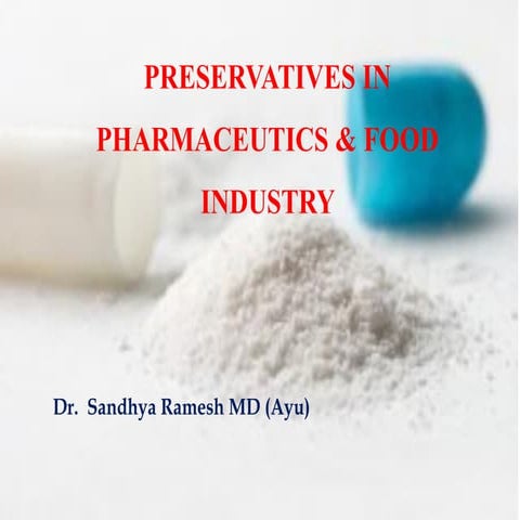 Preservatives in Pharmaceutics and Food Industry | PDF