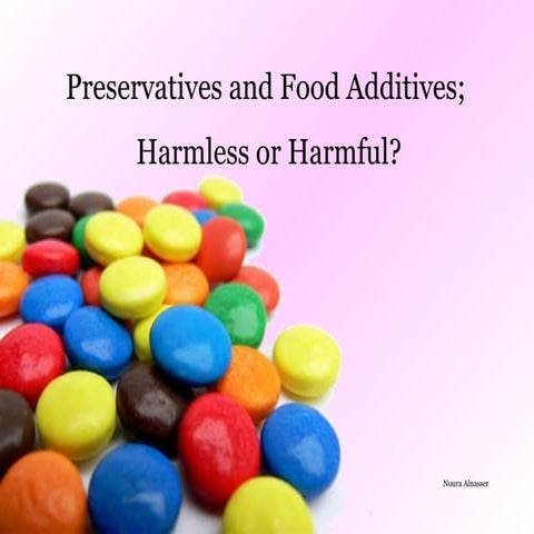 Toxicology Of Food Additivespptx