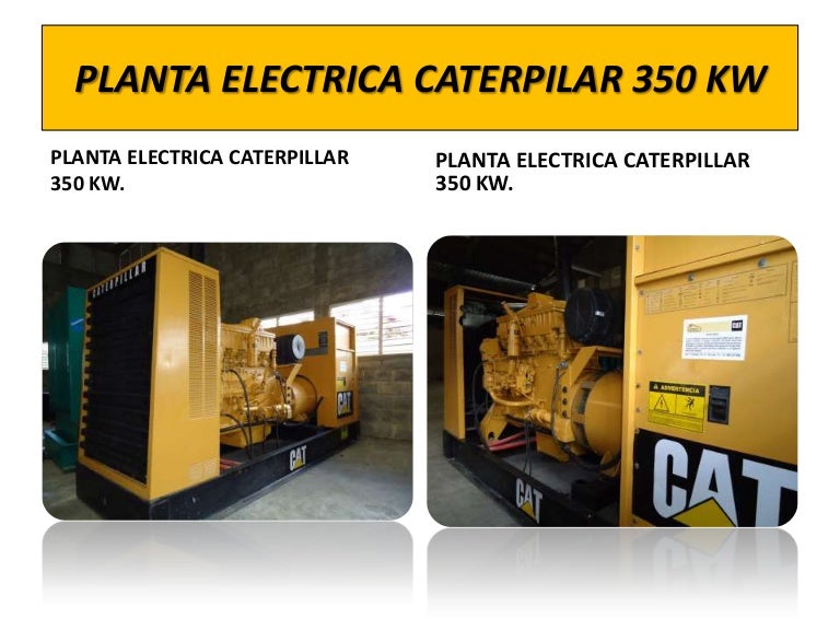 PLANTA ELECTRICA CATERPILLAR