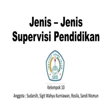 Jenis Supervisi Pendidikan.pptx