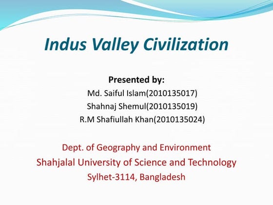 Indus valley civilization ppt | PPT