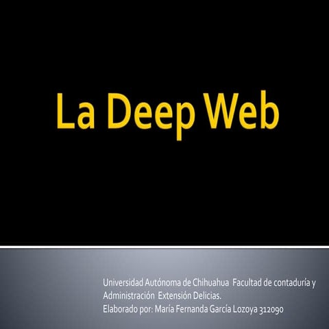 Desmitificando la deep web | PDF