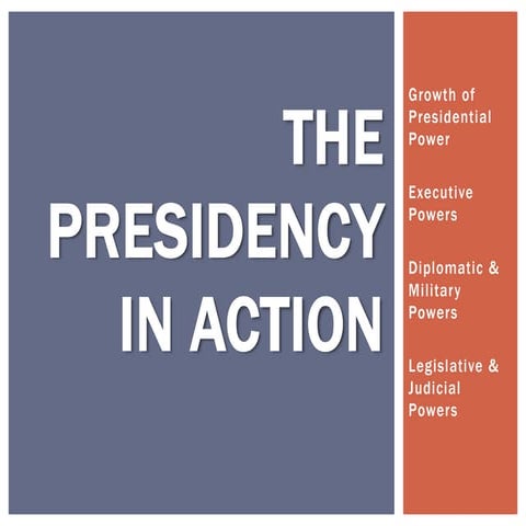 Presidency in Action -- Ch 14 | PPTX