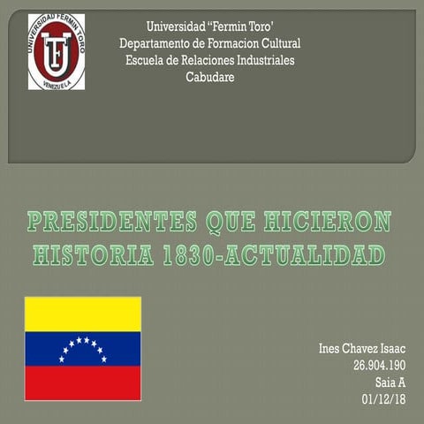 Banderas de Venezuela | PPTX