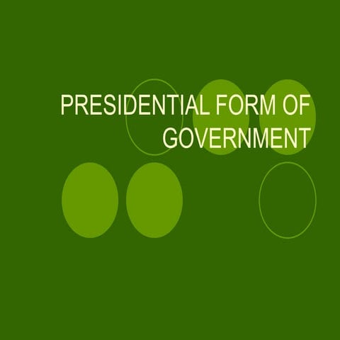 presidential-government (1).ppt