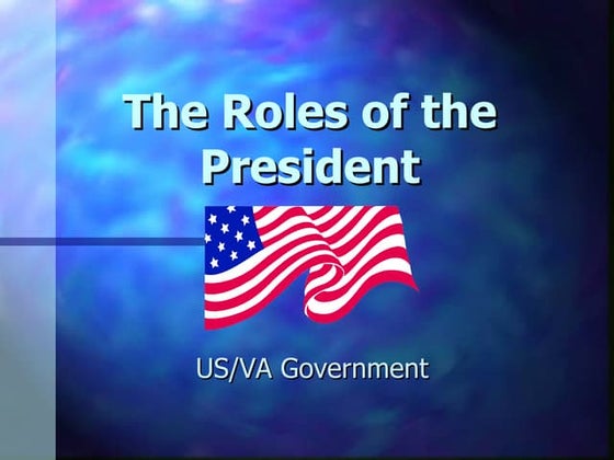 Roles of the President | PPT