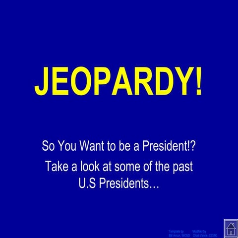 President jeopardy | PPT