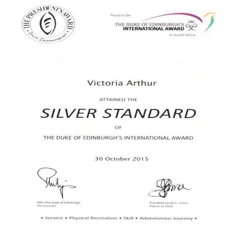 Silver Standard Duke of Edinburgh Award | PDF