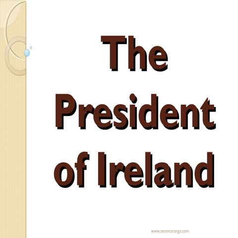 Presidents of ireland slideshow | PPT