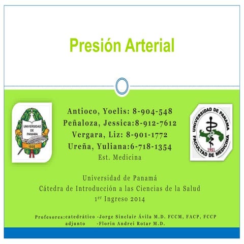 PRESIÓN ARTERIAL 1 | PPTX