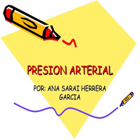 PRESIÓN ARTERIAL 1 | PPTX