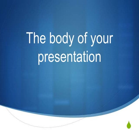 How to structure a presentation a guide with examples