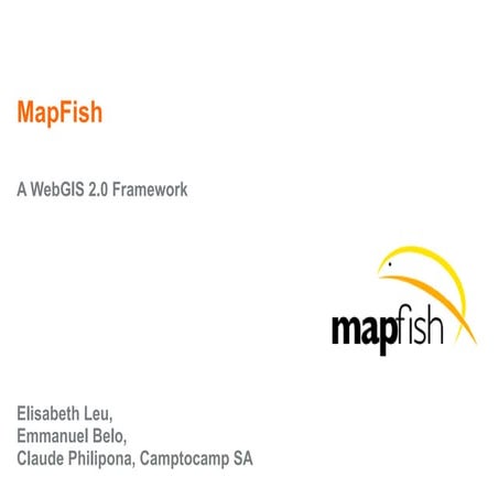 MapFish v1-0 Presentation | PDF | Web Development | Internet