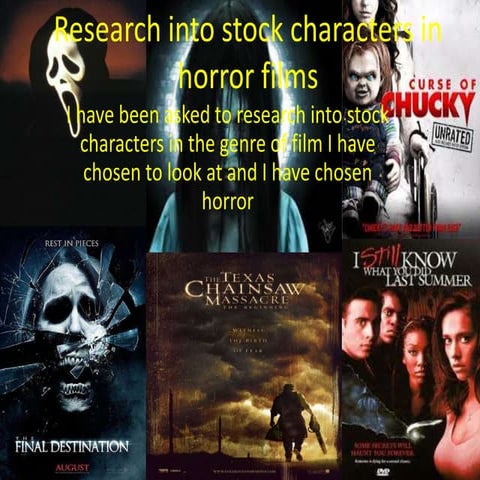 Presentation | PPTX | Horror | Genres