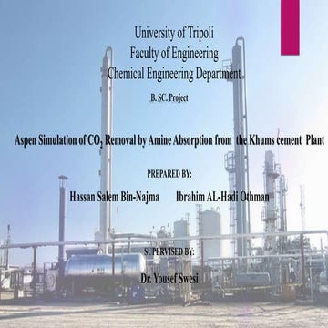 Activated MDEA solution(aMDEA) | PPT