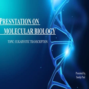 Eukaryotic Transcription presentation ppt | PPT