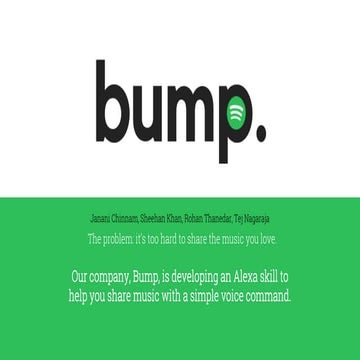 Bump, Presentation 1 | PDF
