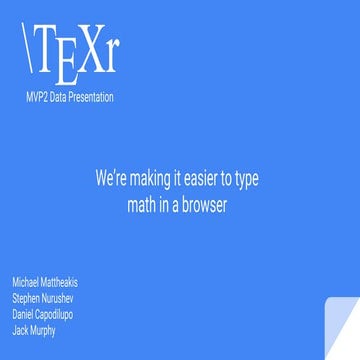 Preso #5 mvp2 data presentation | PPT