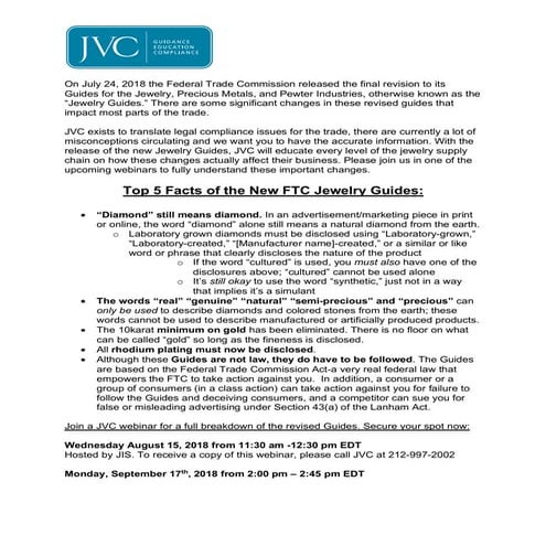 Top 5 Facts of Federal Trade Commission released the Final Revision ...