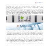 Rahi Systems Partners with maincubes for Data Center Solution Setups in Europe
